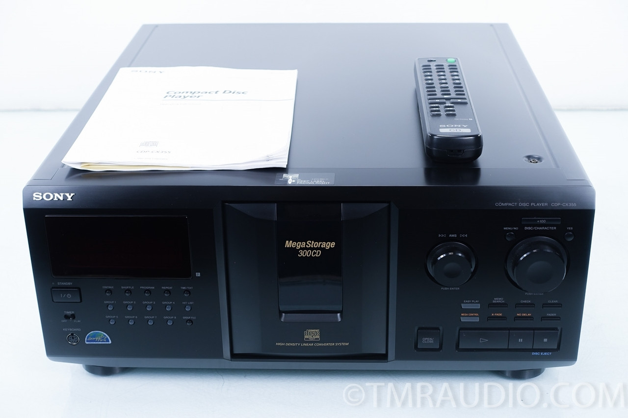 Sony CDP-CX355 300 Disc CD Player in Factory Box - The Music Room