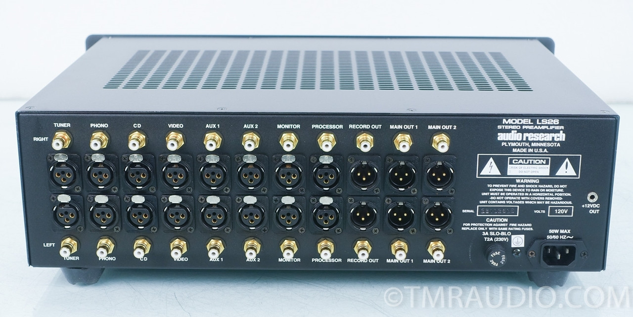 Audio Research LS26 Stereo Tube Preamplifier / Preamp - The Music Room