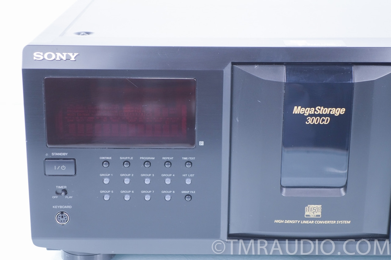 SONY CDP-CX355 300 Compact Disc MEGASTORAGE CD Player Changer Jukebox ...