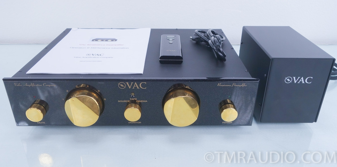 VAC Renaissance Tube Preamplifier / Preamp in Factory Box - The Music Room