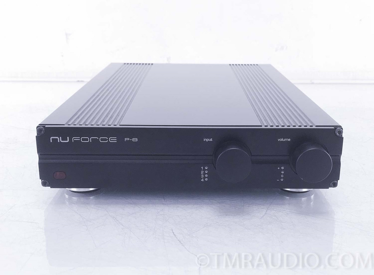 NuForce P-8 Stereo Preamplifier; Remote - The Music Room