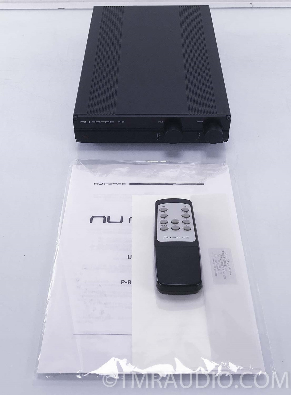 NuForce P-8 Stereo Preamplifier; Remote - The Music Room