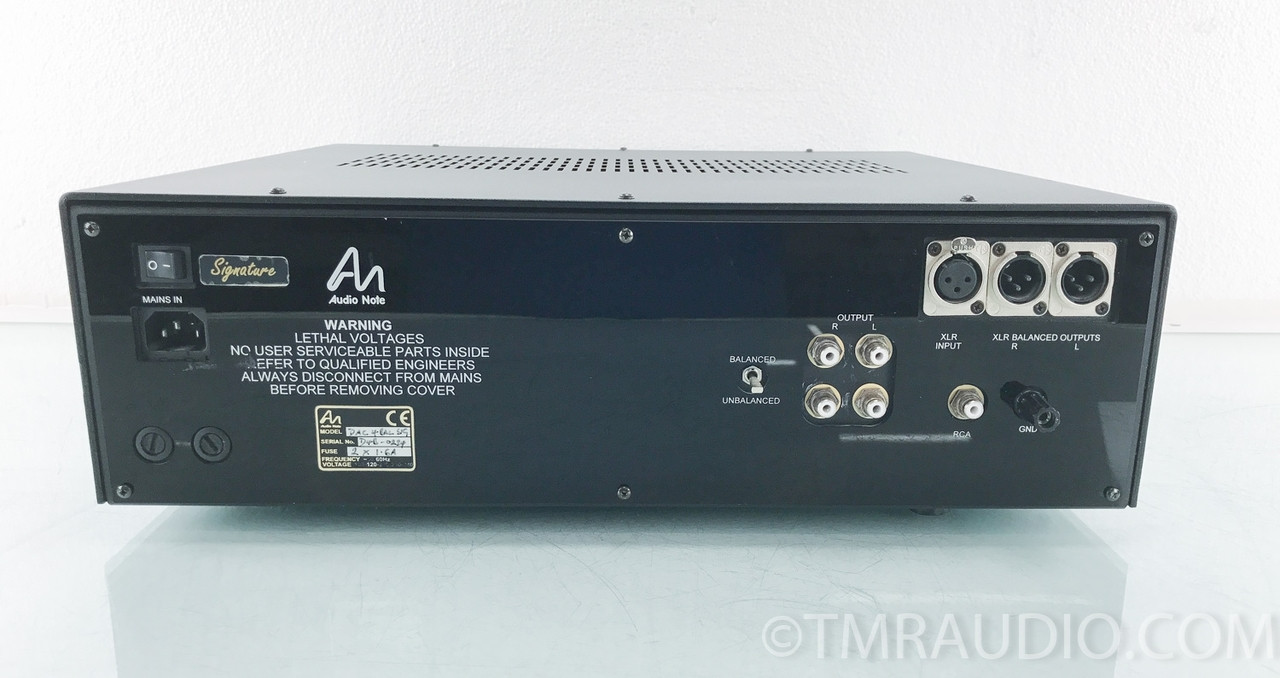 Audio Note DAC4.1 Signature Balanced Tube DAC; D/A Converter; DAC-4.1 ...