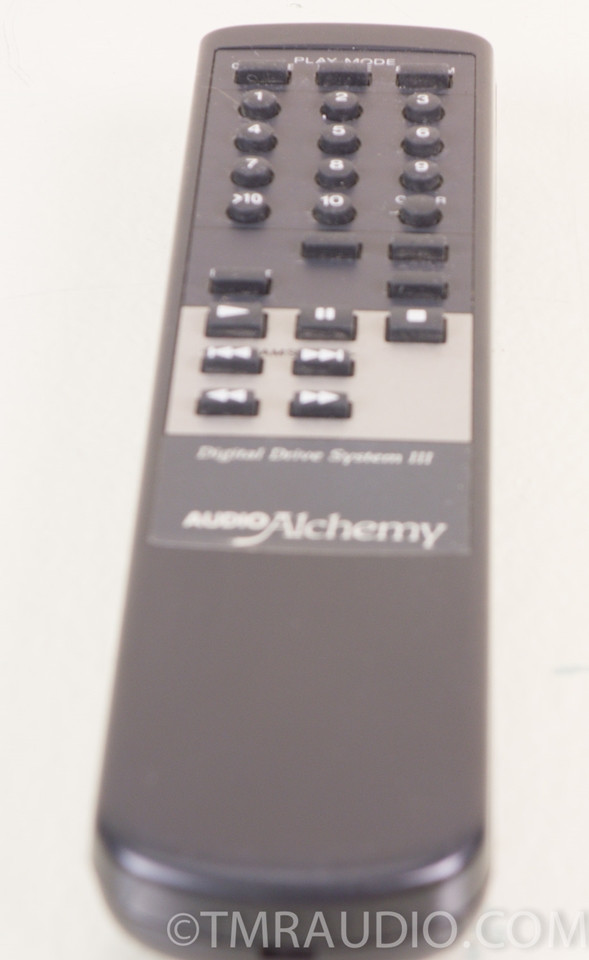 Audio Alchemy Digital Drive System ii Remote Control - The Music Room