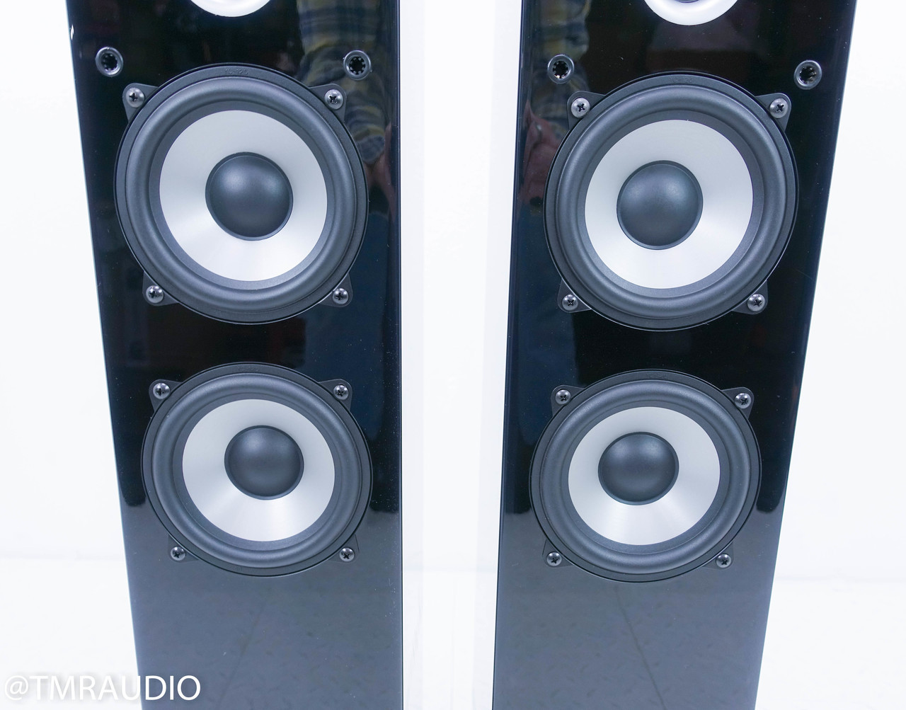 Pinnacle Black Diamond BD 1000 Floorstanding Speakers; Black Lacquer ...