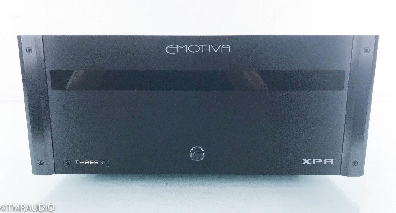Emotiva XPA-3 Gen 3 3-Channel Power Amplifier; XPA3 Gen3 - The Music Room