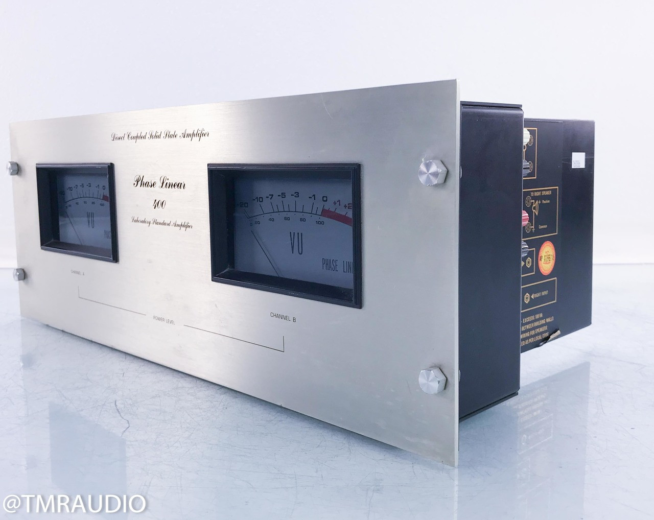 Phase Linear Model 400 Vintage Power Amplifier; AS-IS (Blows fuses ...