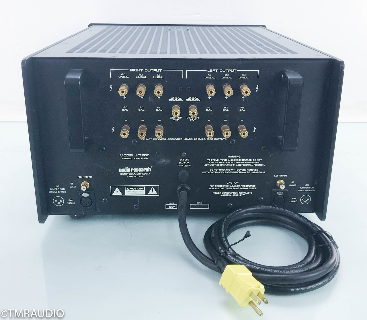 Audio Research VT200 Tube Stereo Power Amplifier; VT-200 - The Music Room