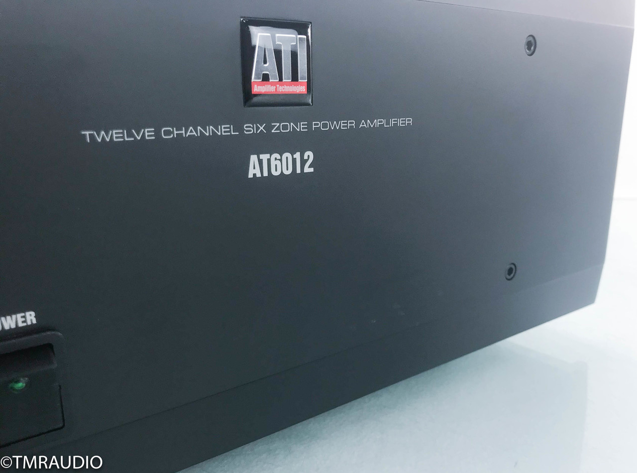 ATI AT6012 12 Channel 6-Zone Power Amplifier; AT-6012 - The Music Room