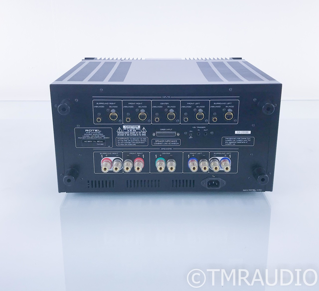 Rotel RMB-1095 5 Channel Power Amplifier; RMB1095 (SOLD) - The Music Room