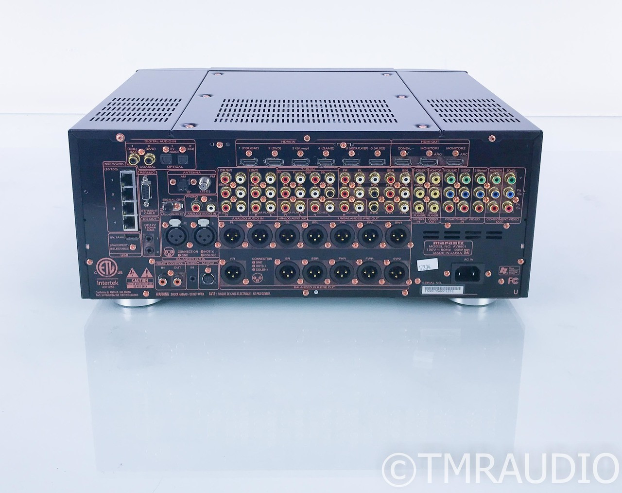 Marantz AV8801 11.2 Channel Home Theater Processor; AV-8801; MM Phono ...