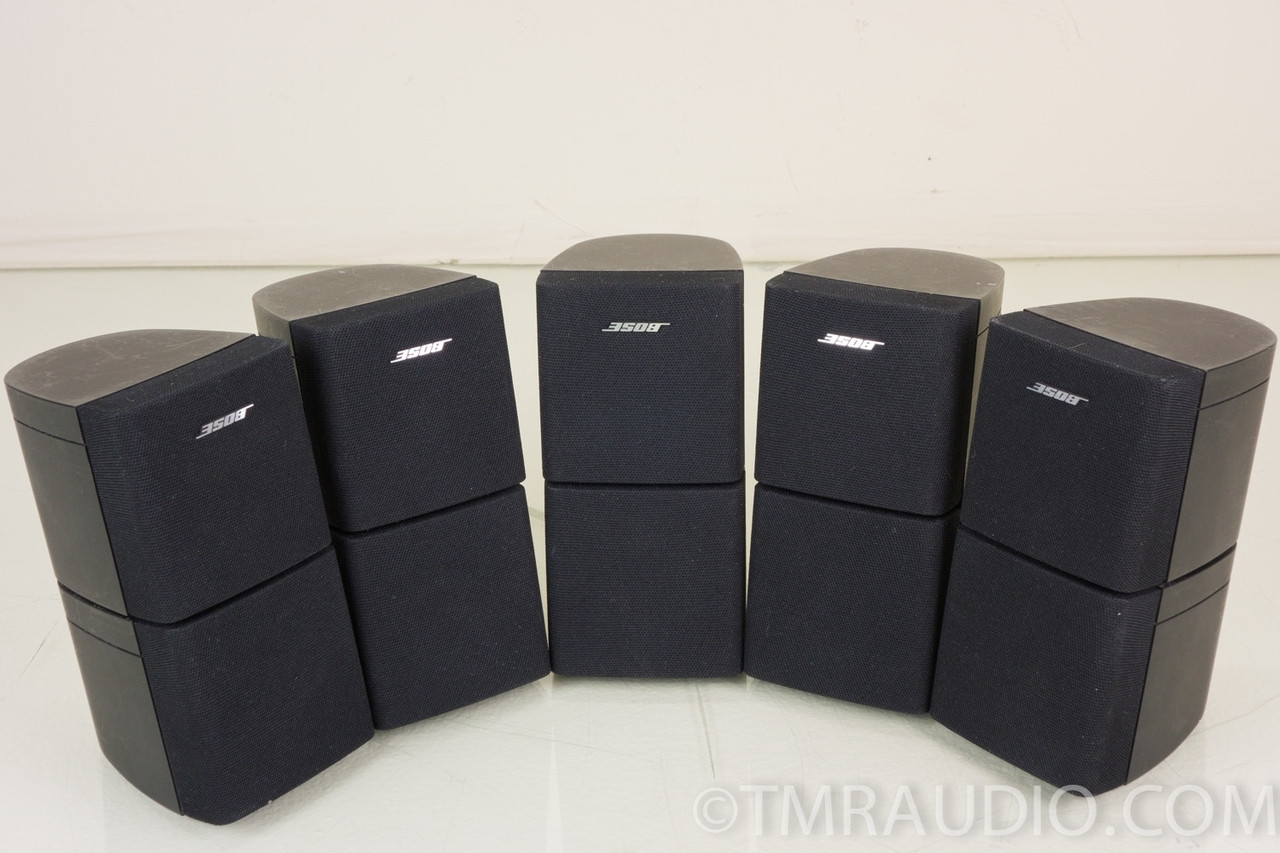 Bose Acoustimass Speakers; Set of 5 Black Double Cubes in Boxes - The ...