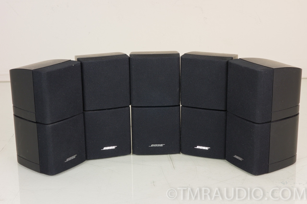 Bose Acoustimass Speakers; Set of 5 Black Double Cubes in Boxes - The ...