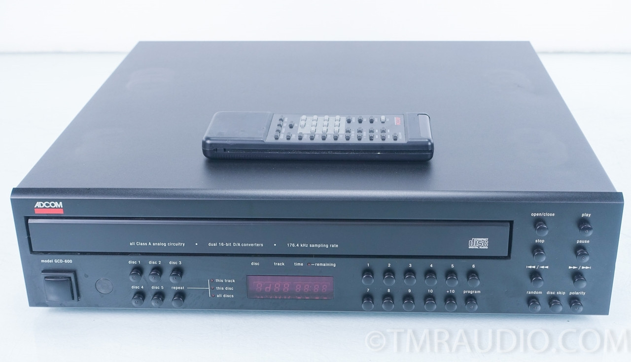 Adcom GCD-600 5 Disc CD Changer / Player - The Music Room