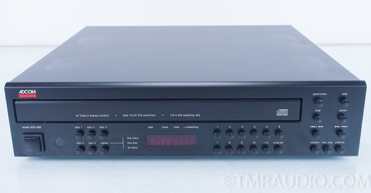 Adcom GCD-600 5 Disc CD Changer / Player - The Music Room