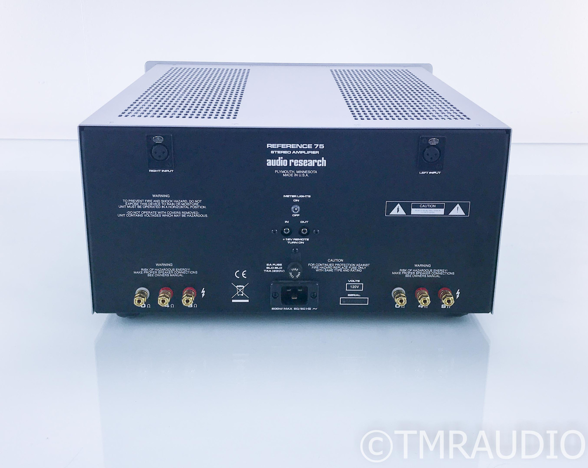 Audio Research Reference 75 Stereo Tube Power Amplifier; ARC REF75 ...