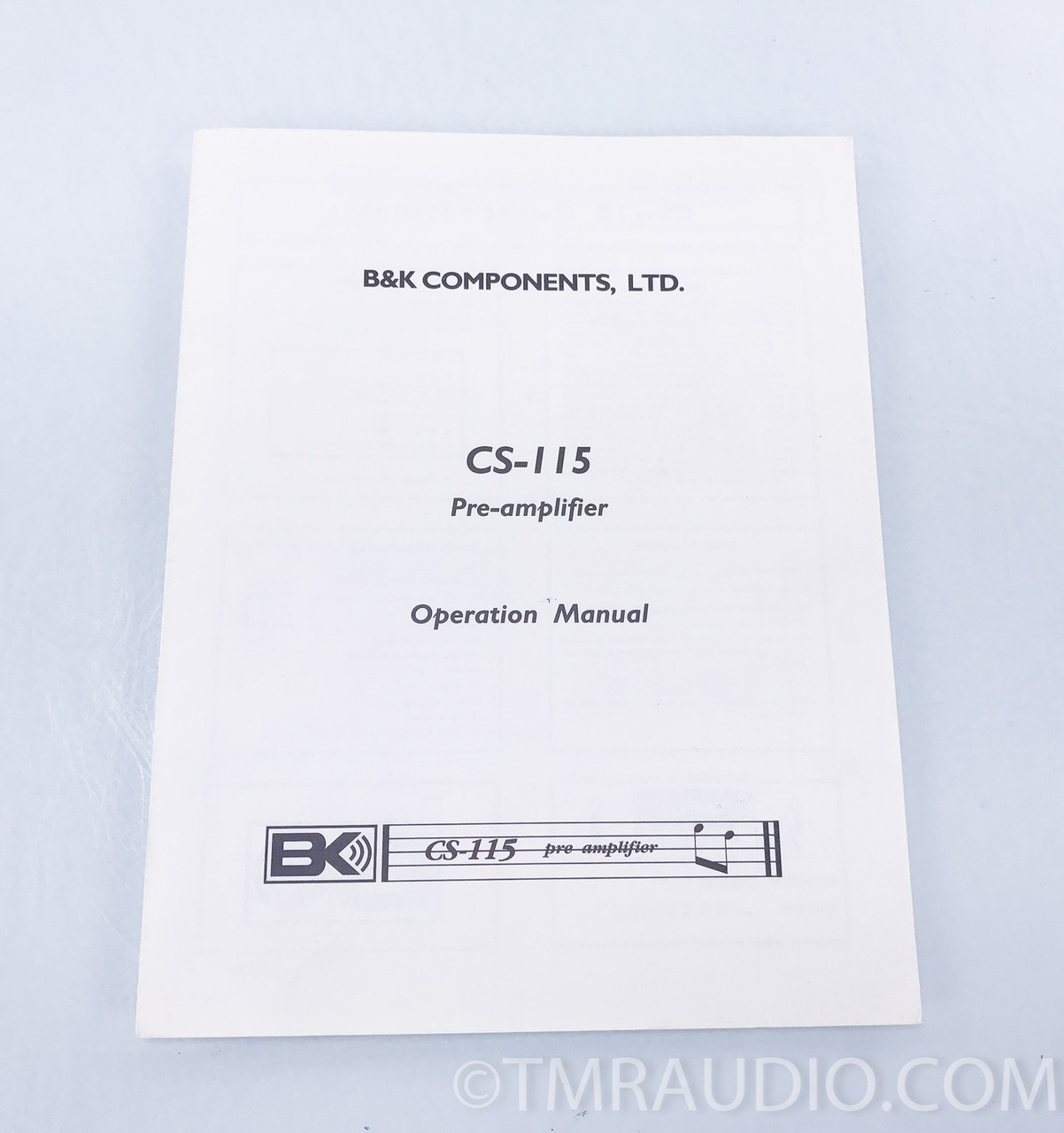 B&K CS-115 Stereo Preamplifier