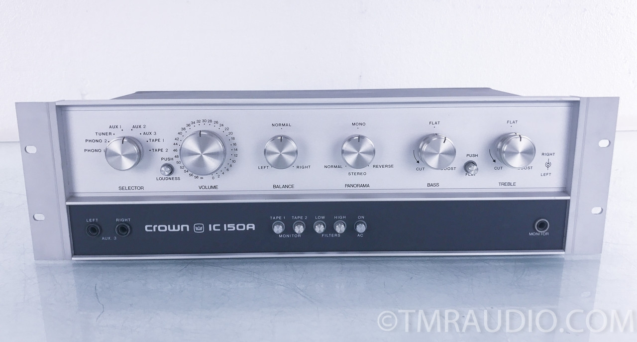 Crown IC 150A Integrated Stereo Preamplifier; IC150a - The Music Room