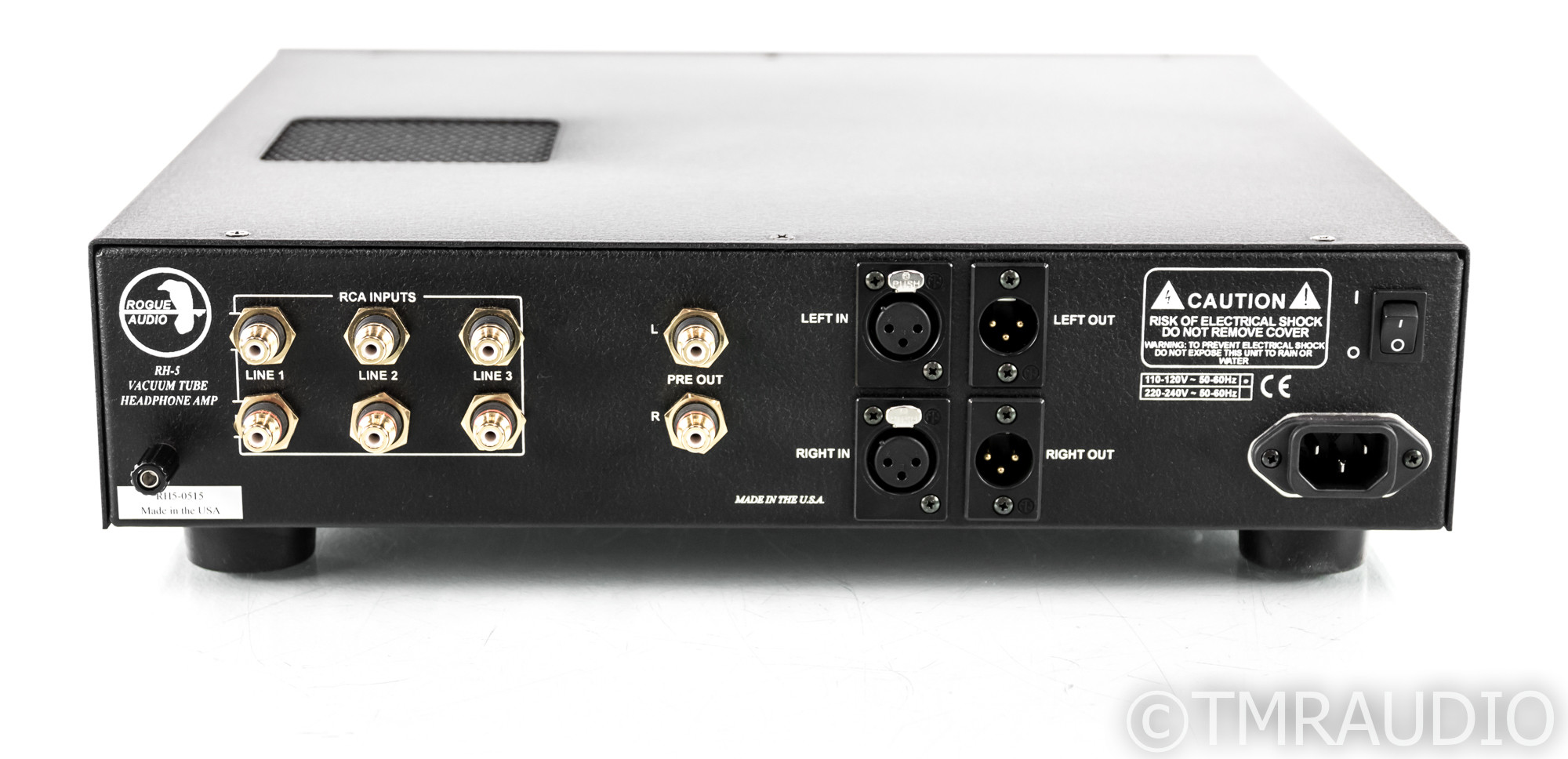 Rogue Audio RH-5 Tube Headphone Amplifier; RH5; New Tubes - The Music Room