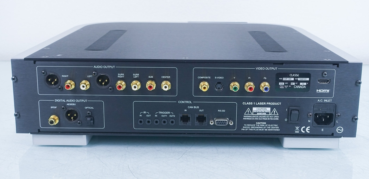 Classe CDP-300 CD / DVD Player in Factory Box; ClassÃ© - The Music Room