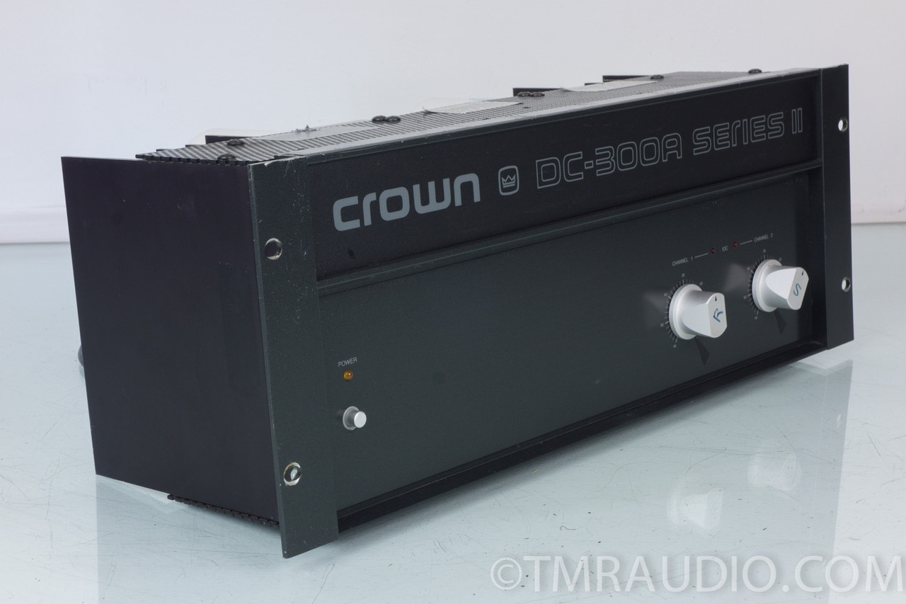 Crown DC-300a Series ii Vintage Stereo Power Amplifier