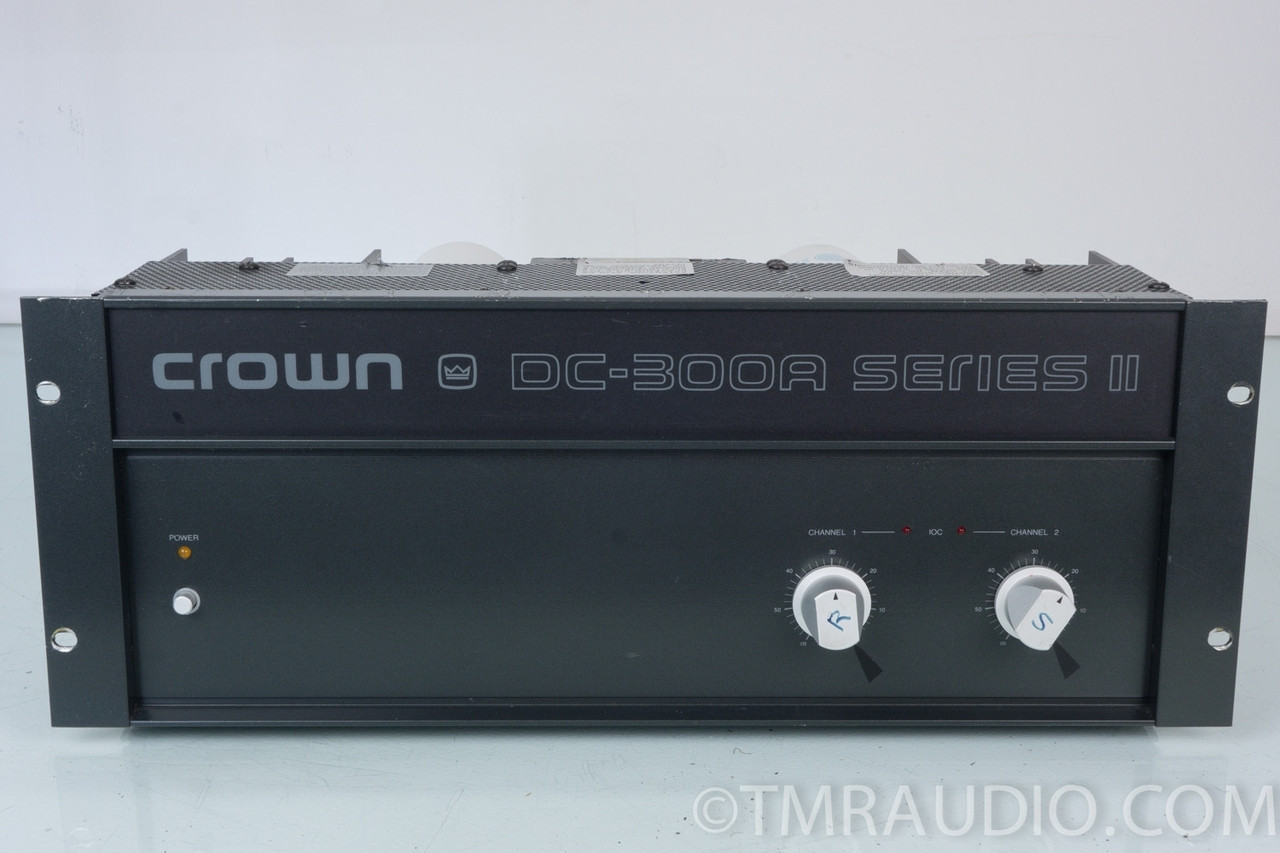Crown DC-300a Series ii Vintage Stereo Power Amplifier