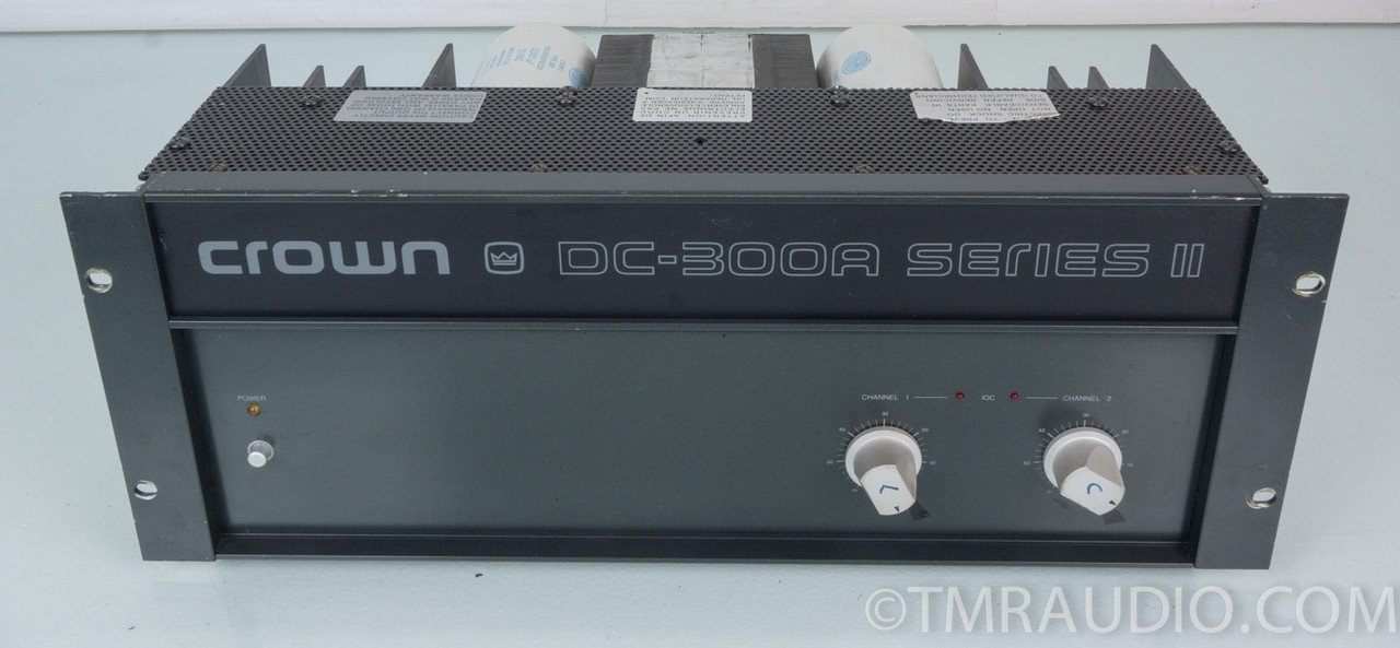 Crown DC-300a Series ii Vintage Stereo Power Amplifier