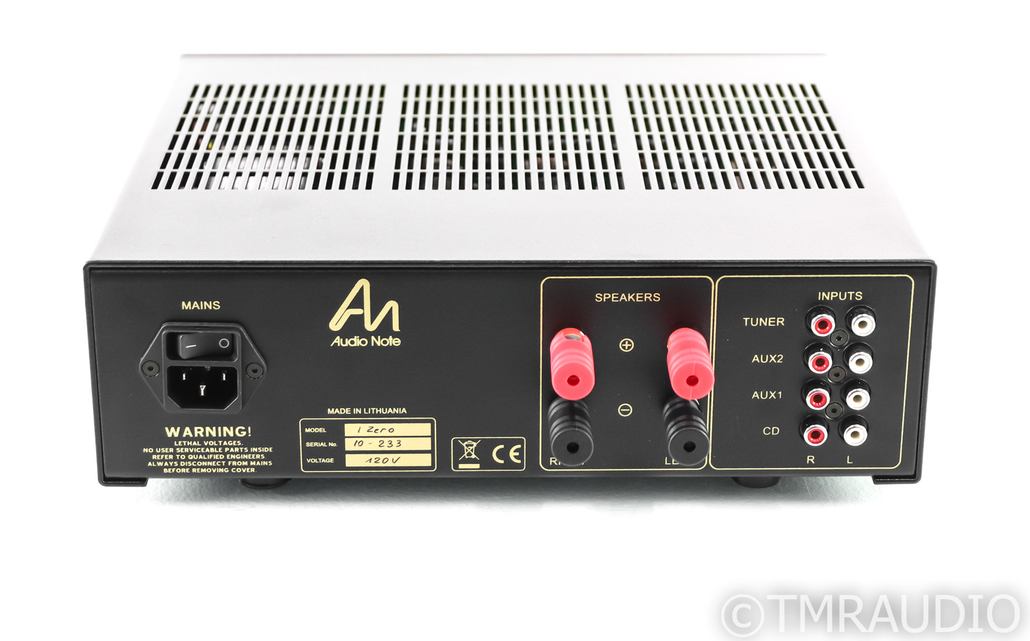 Audio Note I Zero Stereo Tube Integrated Amplifier; IZero (Low Hours ...