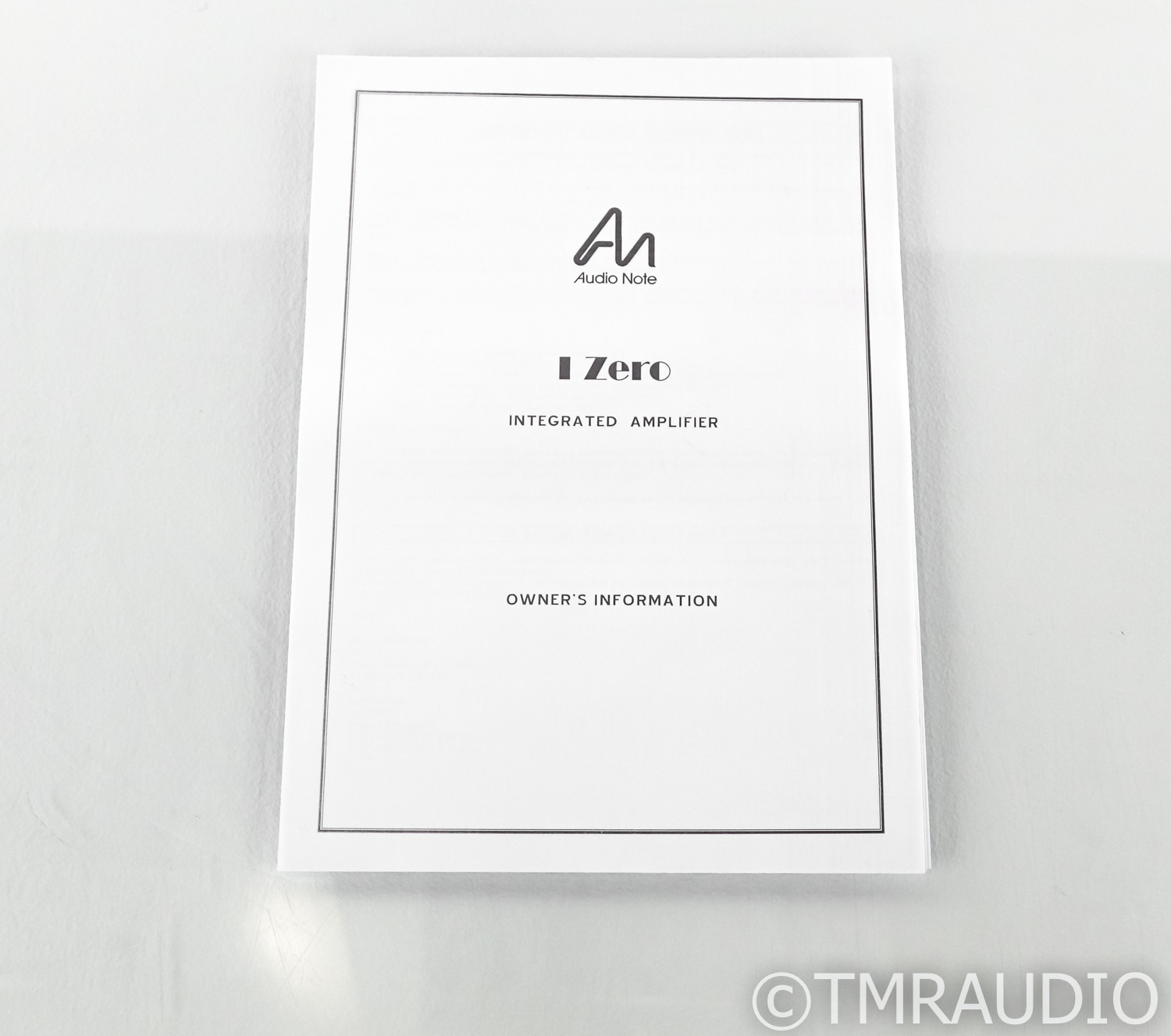 Audio Note I Zero Stereo Tube Integrated Amplifier; IZero (Low Hours ...