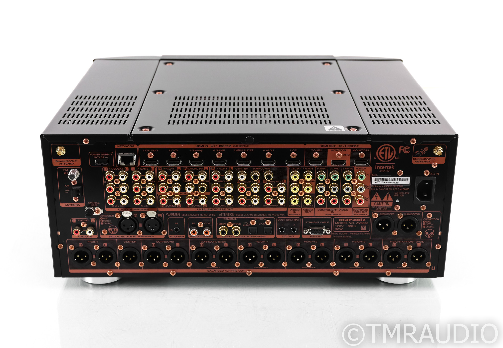 Marantz AV8805 13.2 Channel Home Theater Processor; AV-8805; 4K UHD ...