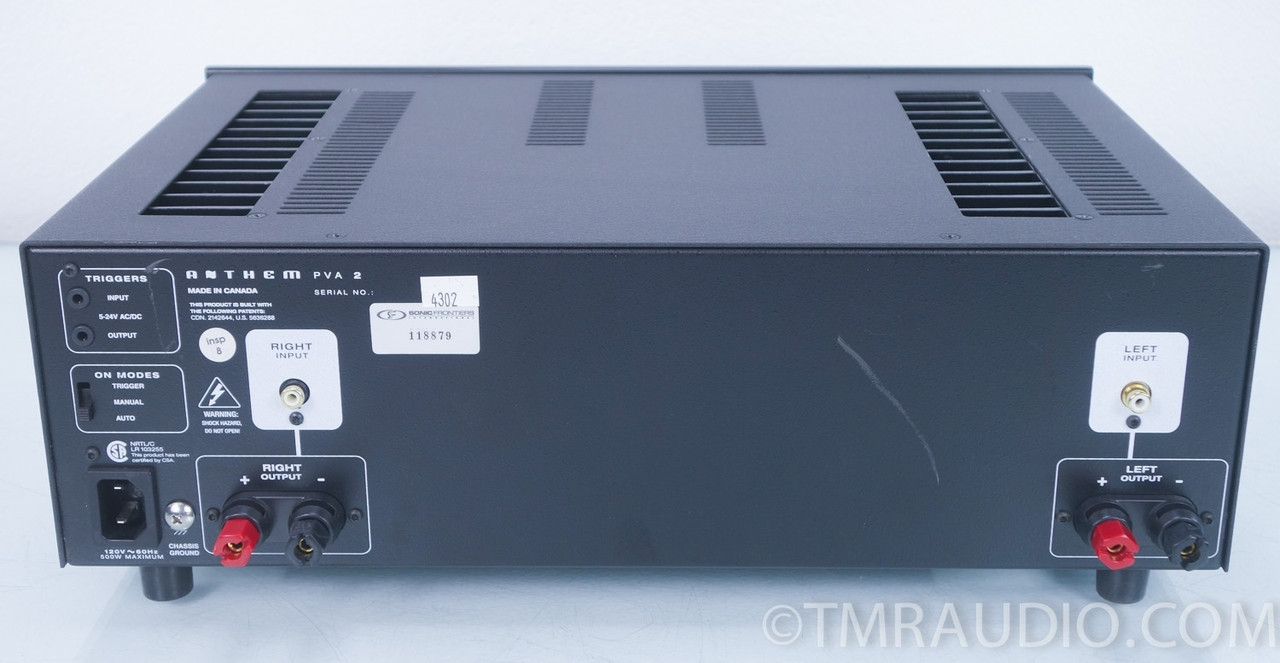 Anthem PVA-2 Stereo Power Amplifier