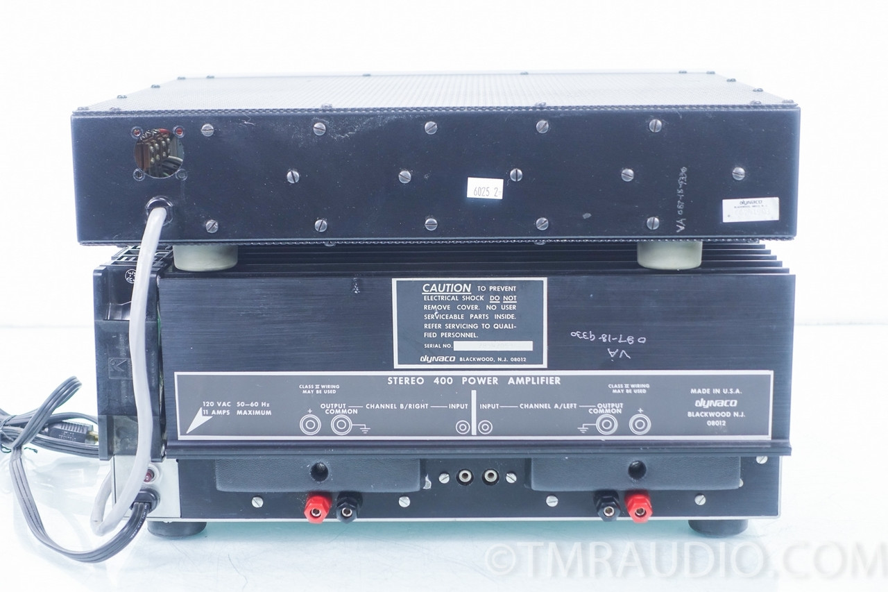 Dynaco Stereo 400 Amplifier; Meters; C-100; Factory Box; 1-Owner - The ...