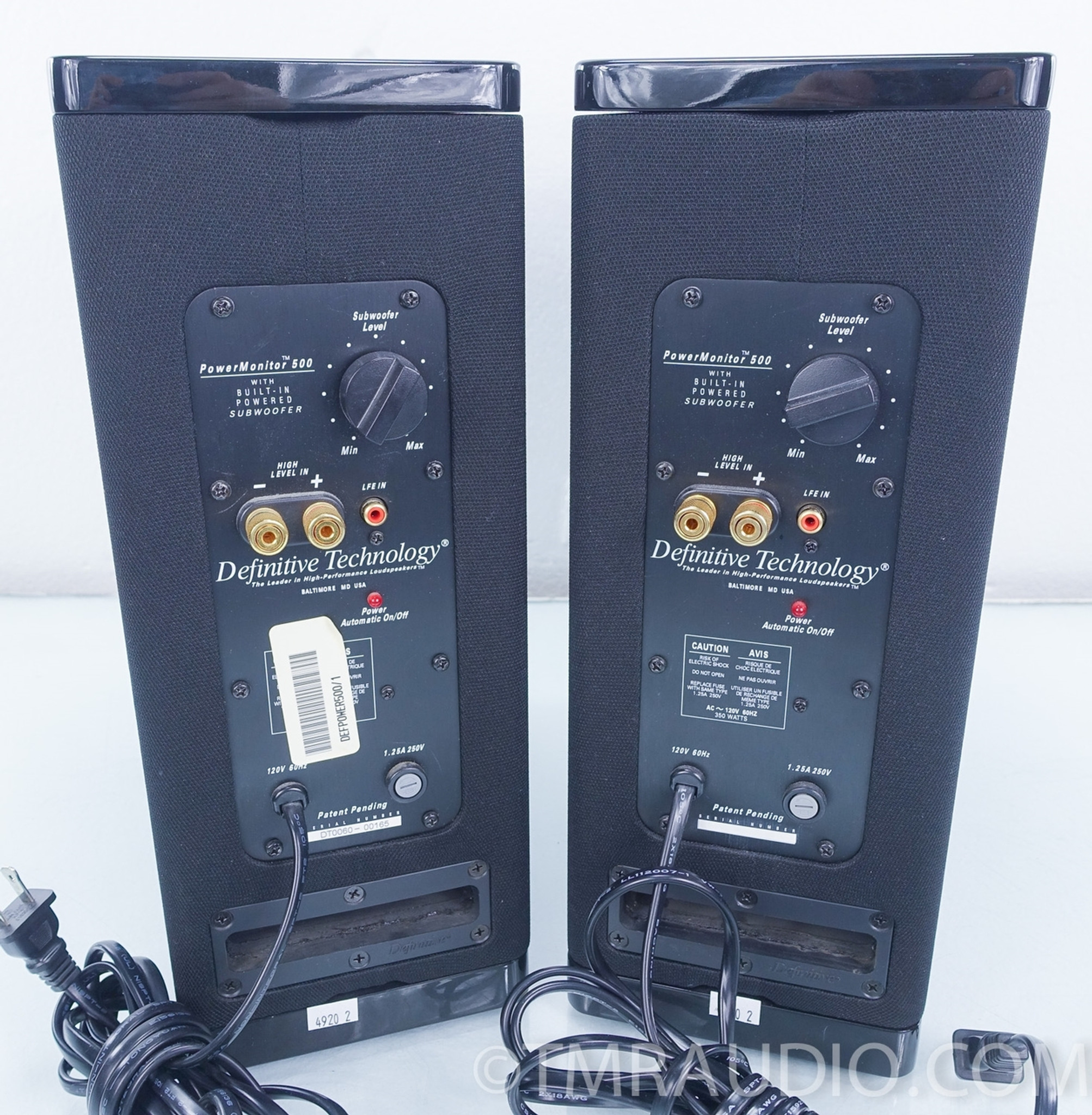 Definitive Technology PowerMonitor 500 Speakers - The Music Room Definitive Technology PowerMonitor 500 Speakers - The Music Room