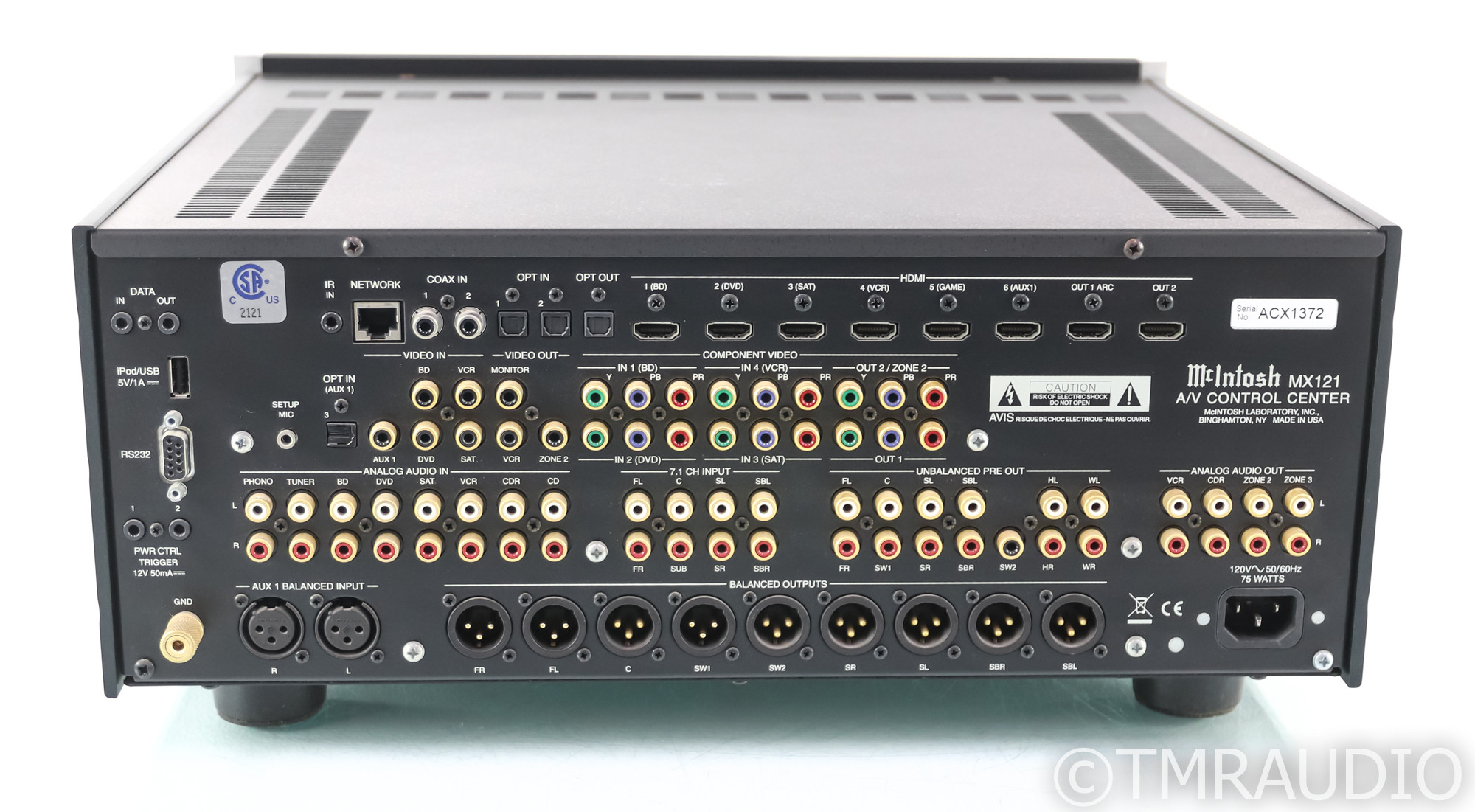 McIntosh MX121 7.1 Channel Home Theater Processor; MX-121; MM Phono (No ...