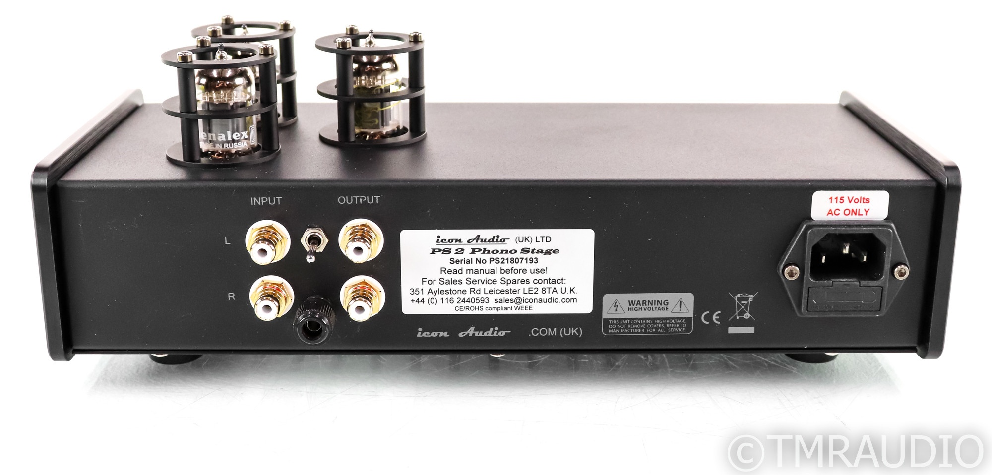 Icon Audio PS2 MM Tube Phono Preamplifier; Black; Gold Lion Tubes - The ...