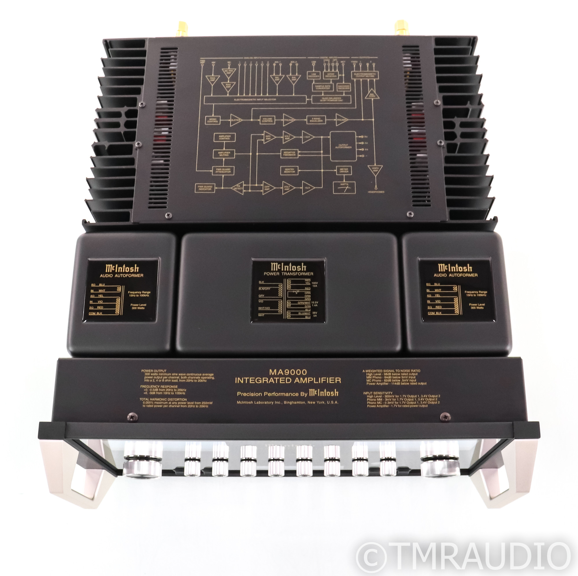 McIntosh MA9000 Stereo Integrated Amplifier; MA-9000; DAC; USB; MM / MC ...