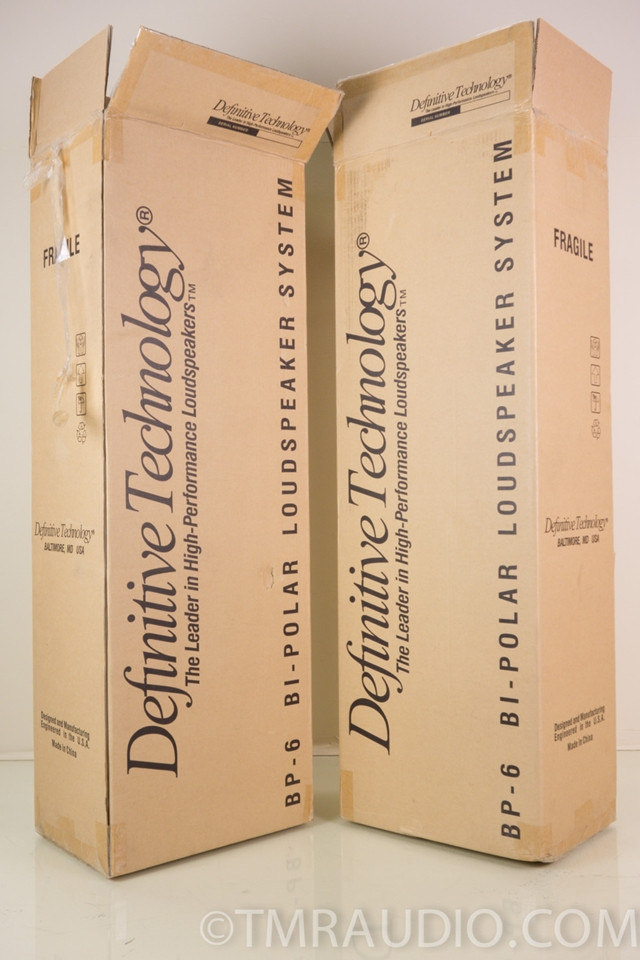 Definitive Technology BP6 Floorstanding Speakers; EC in Factory Boxes ...