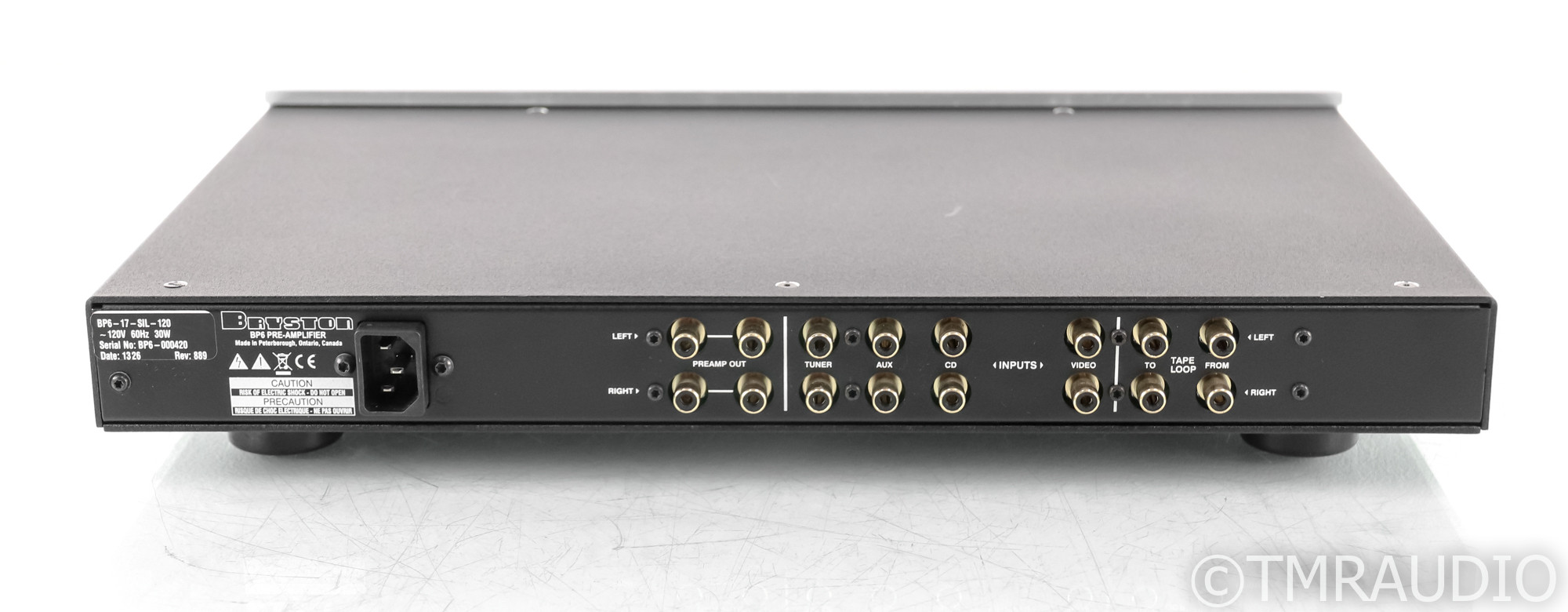 Bryston BP6 Stereo Preamplifier; BP-6; Remote - The Music Room