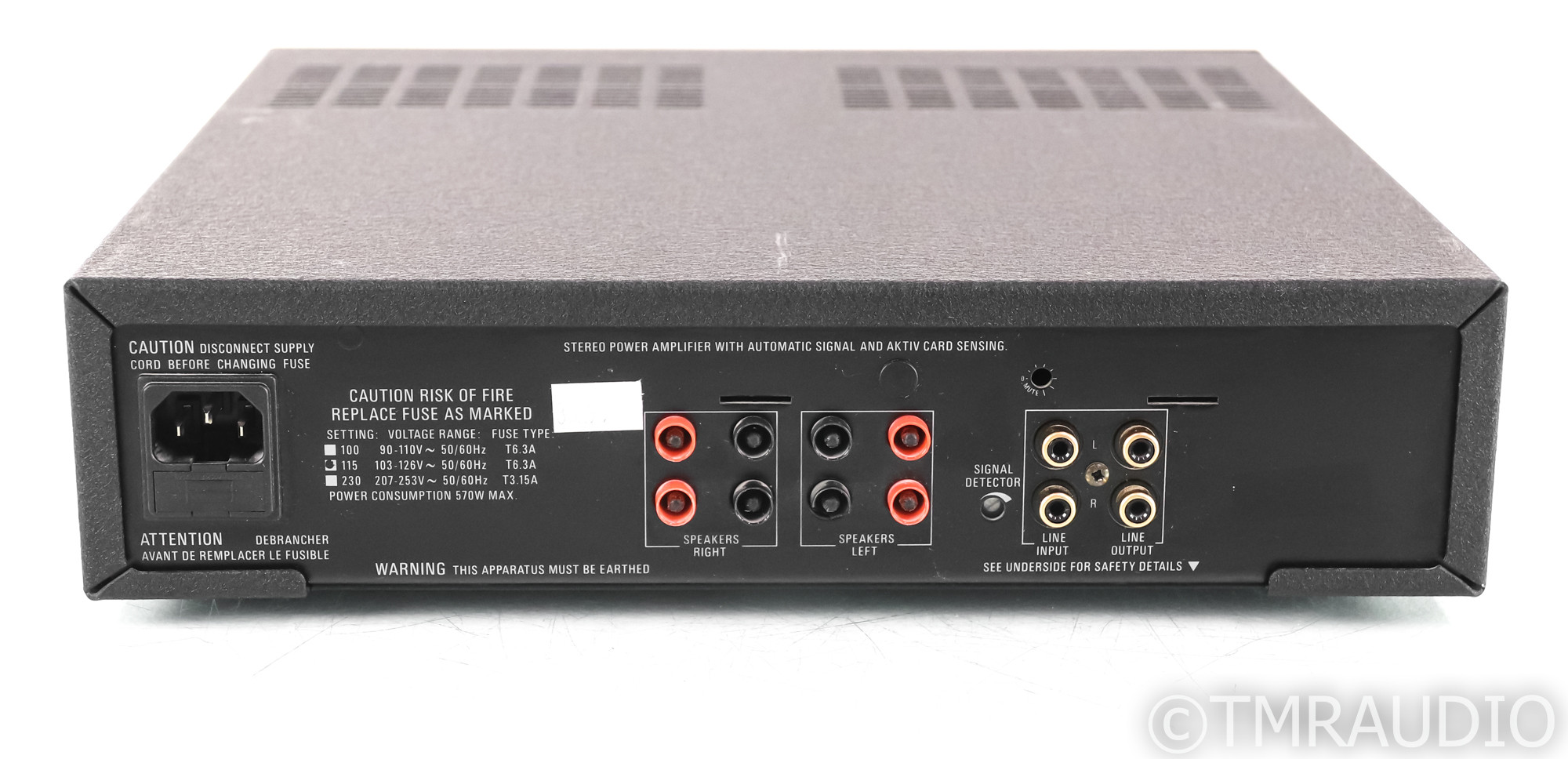 Linn LK140 Stereo Power Amplifier; LK-140; Black - The Music Room