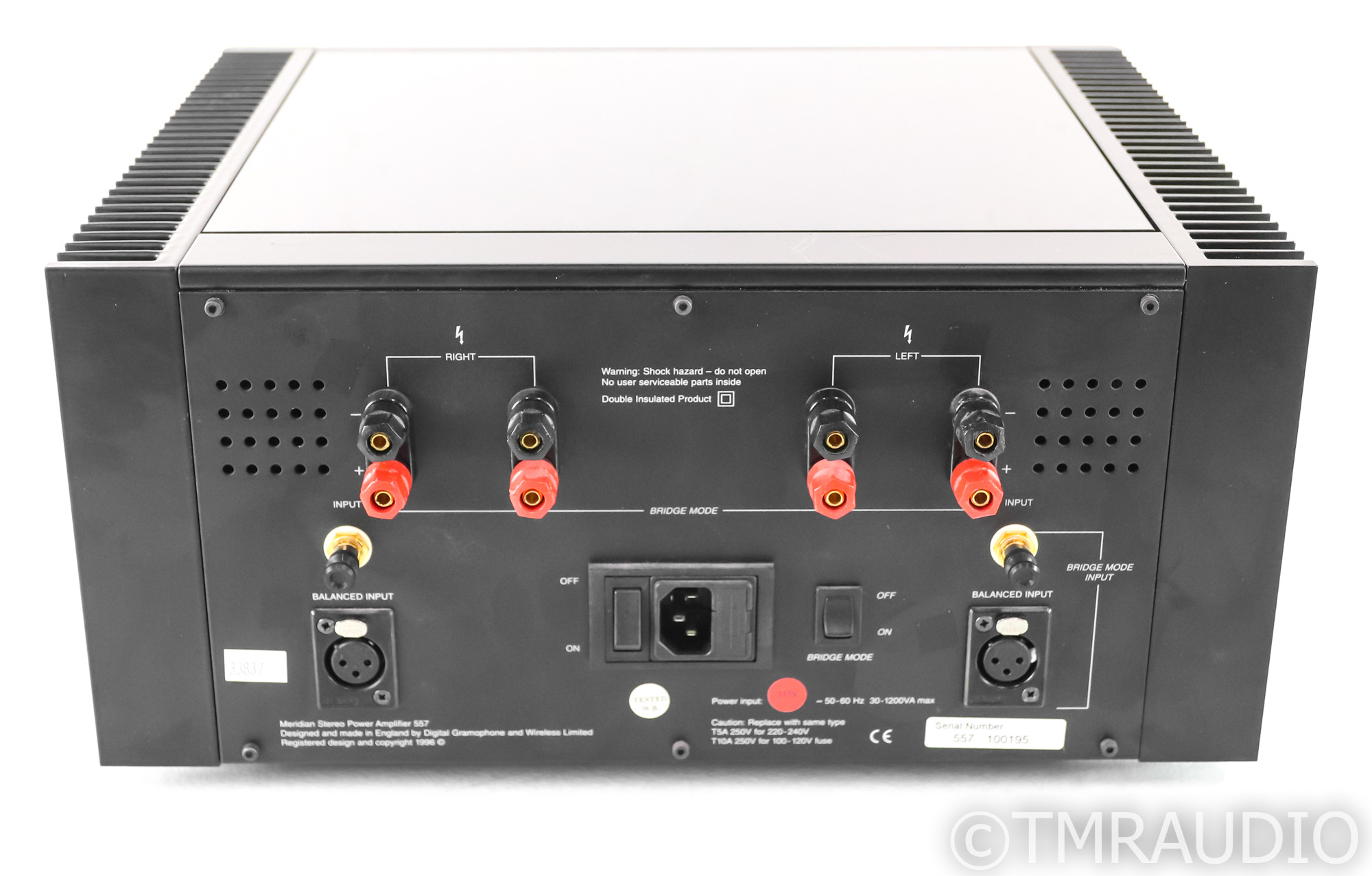 Meridian 557 stereo power amplifier