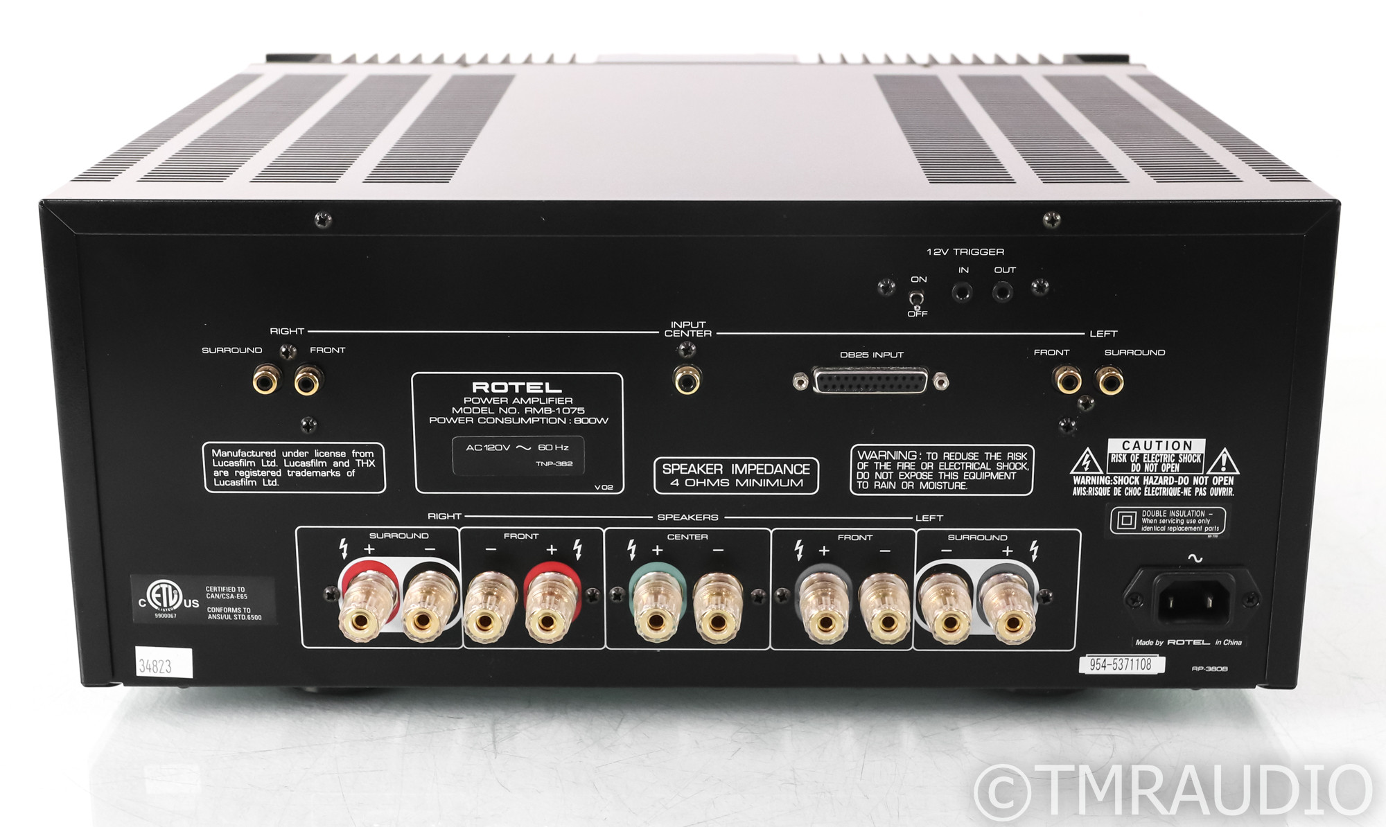 Rotel RMB-1075 Five Channel Power Amplifier; RMB1075; Ultra THX - The ...