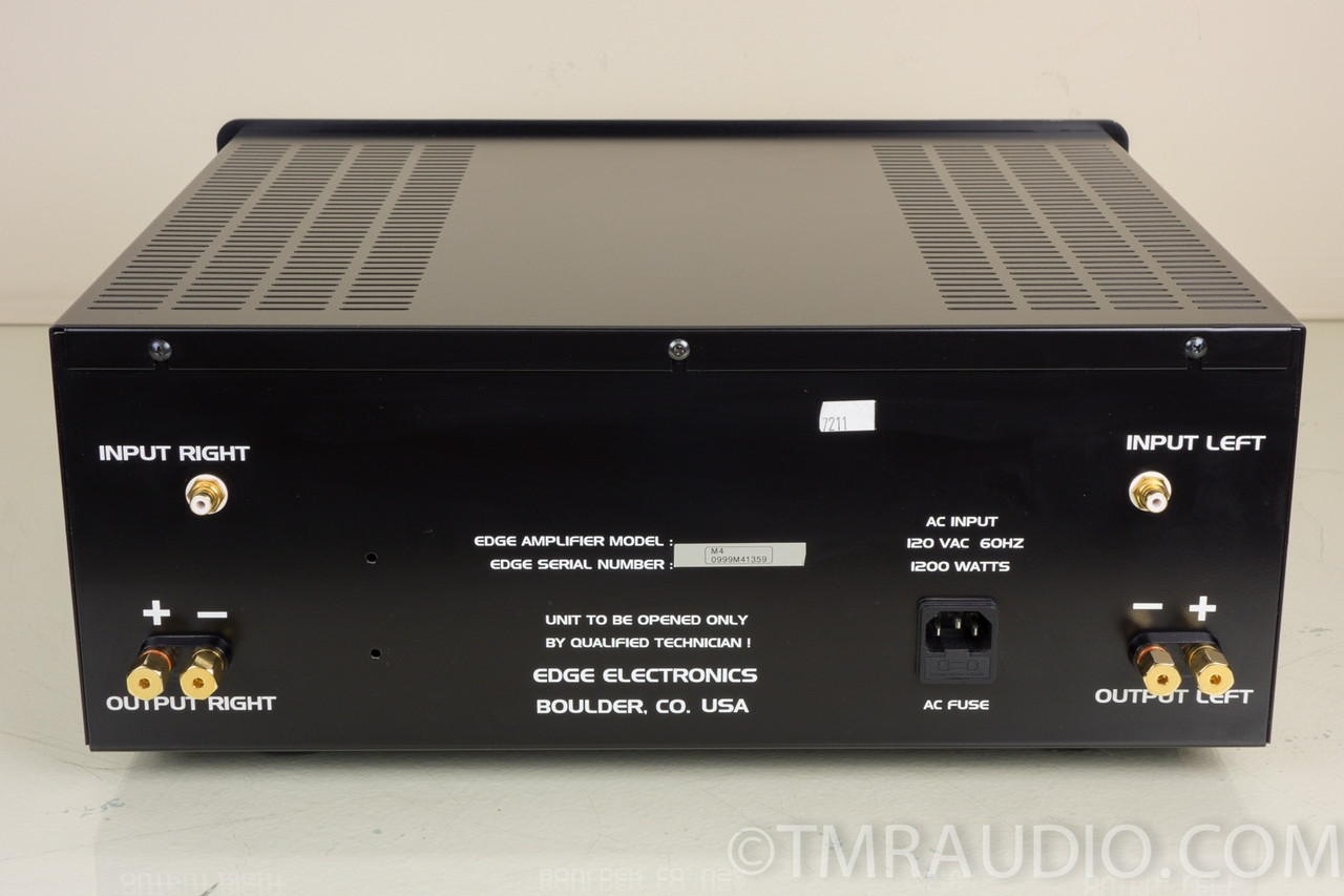 Edge Electronics M4 Stereo Power Amplifier - The Music Room