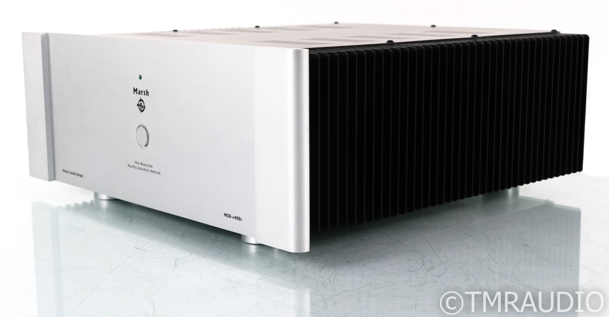 Marsh Sound Design MSD-A400S Stereo Power Amplifier; Silver - The Music ...