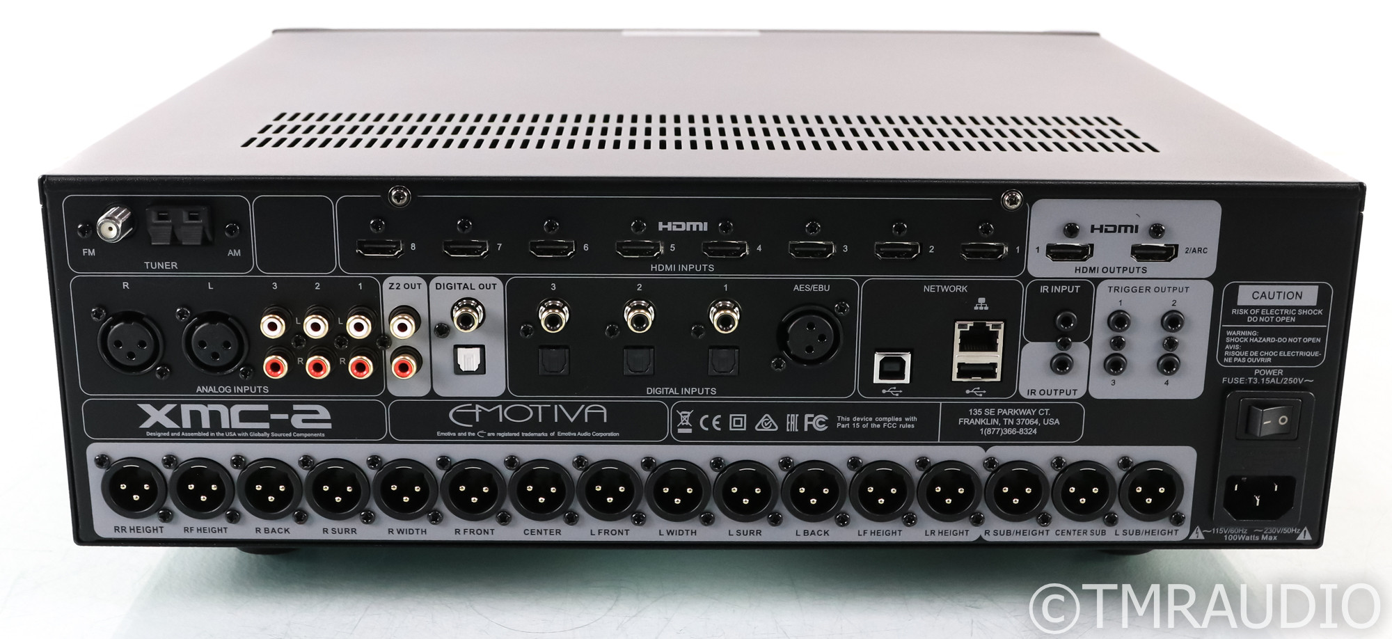 Emotiva XMC-2 16 Channel Home Theater Processor; XMC2; Dirac 2; Remote ...