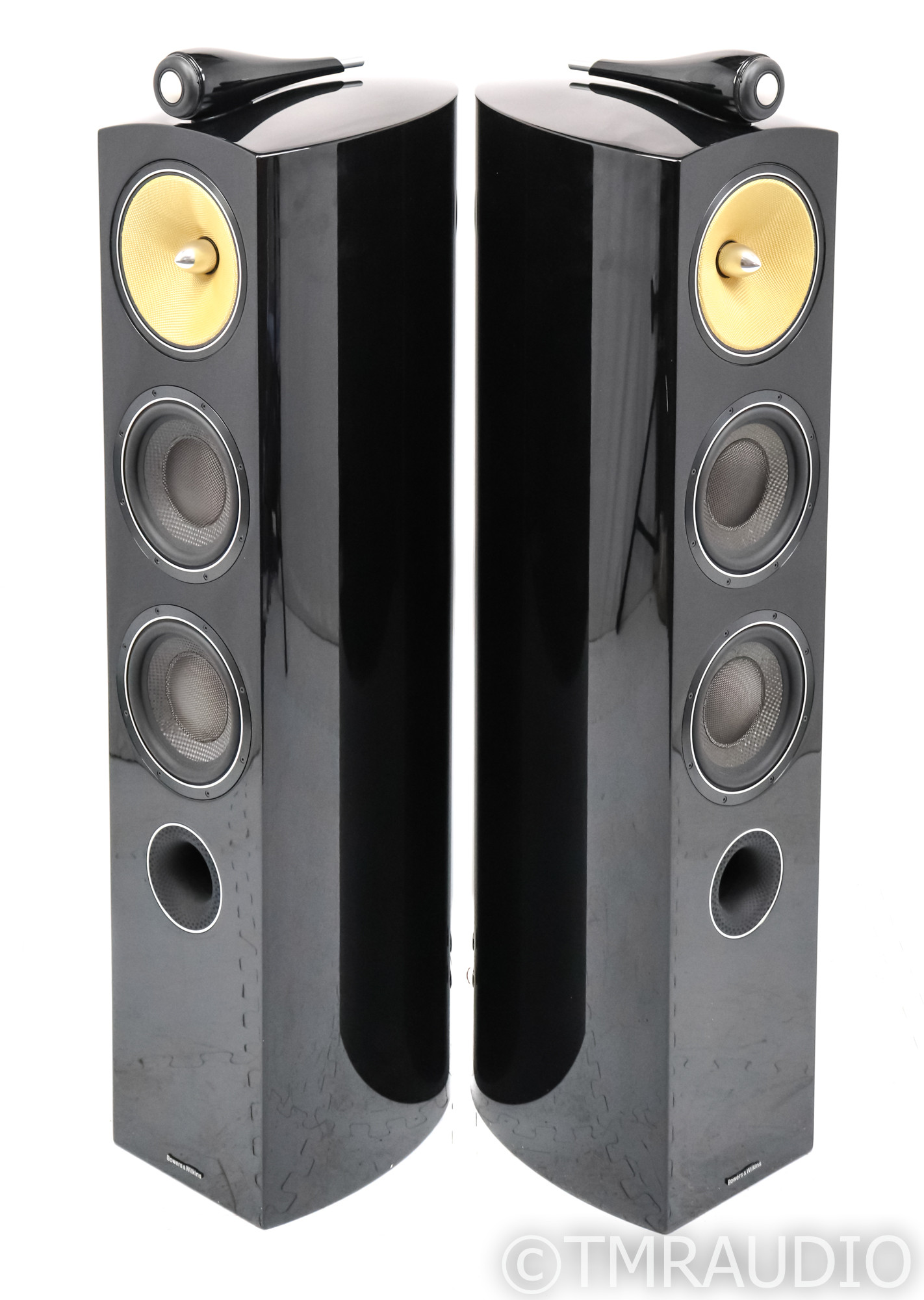 B&W 804 D2 Floorstanding Speakers; Gloss Black Pair; 804D2 - The Music Room