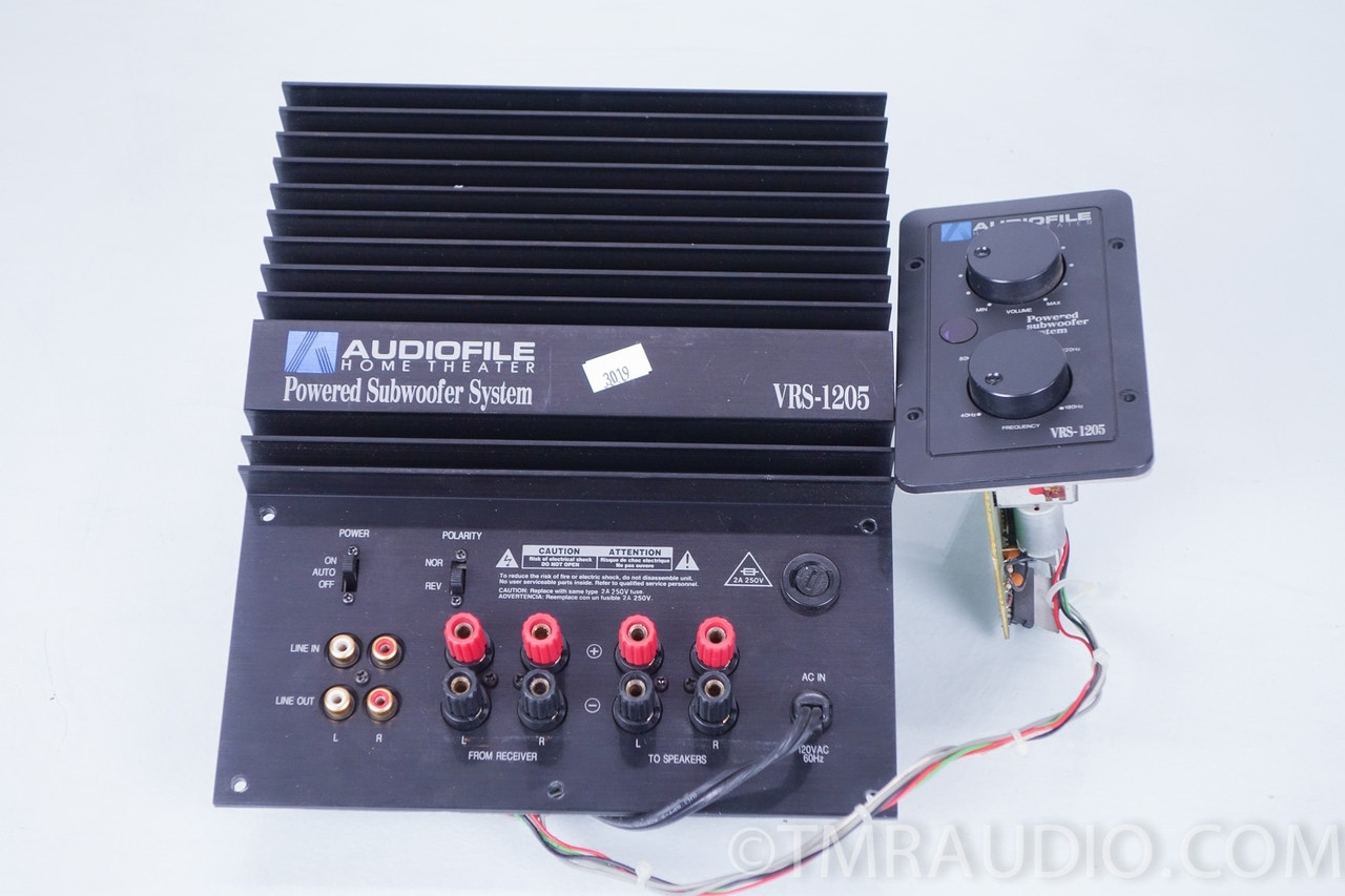 Audiofile VRS-1205 Subwoofer Amplifier - The Music Room