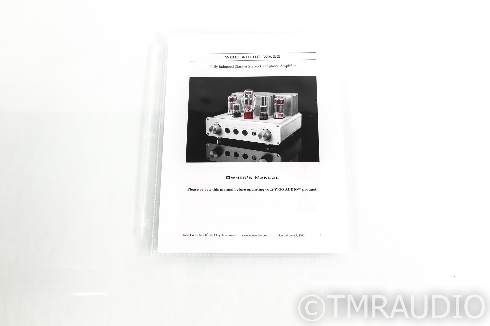 Woo Audio WA22 2nd Gen Tube Headphone Amplifier; WA-22; Silver (SOLD ...