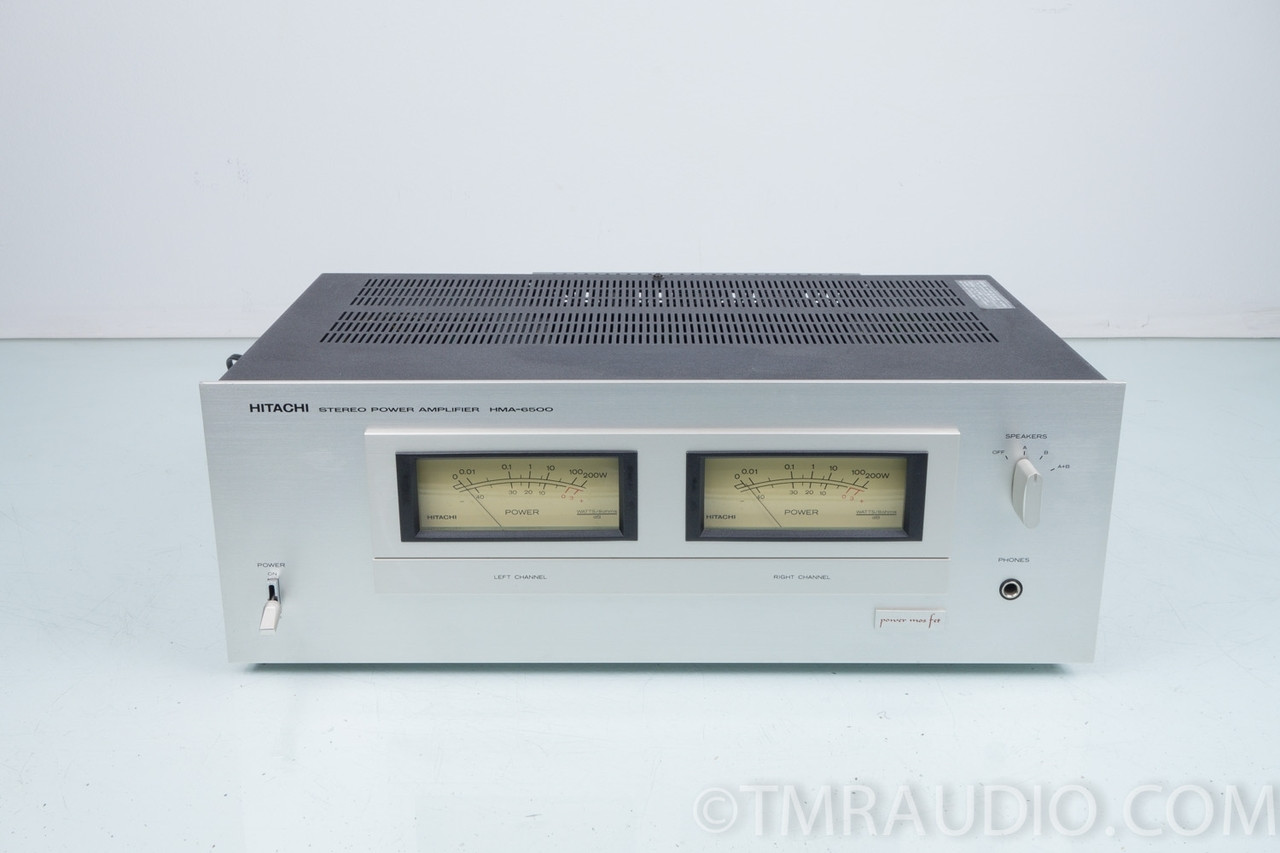 Hitachi HCA-6500 and HMA-6500 Vintage Amplifier and Preamplifier Set