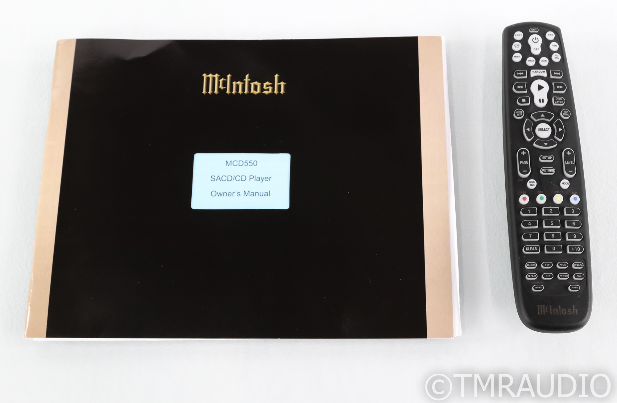 McIntosh MCD550 SACD / CD Player; MCD-550; Remote - The Music Room