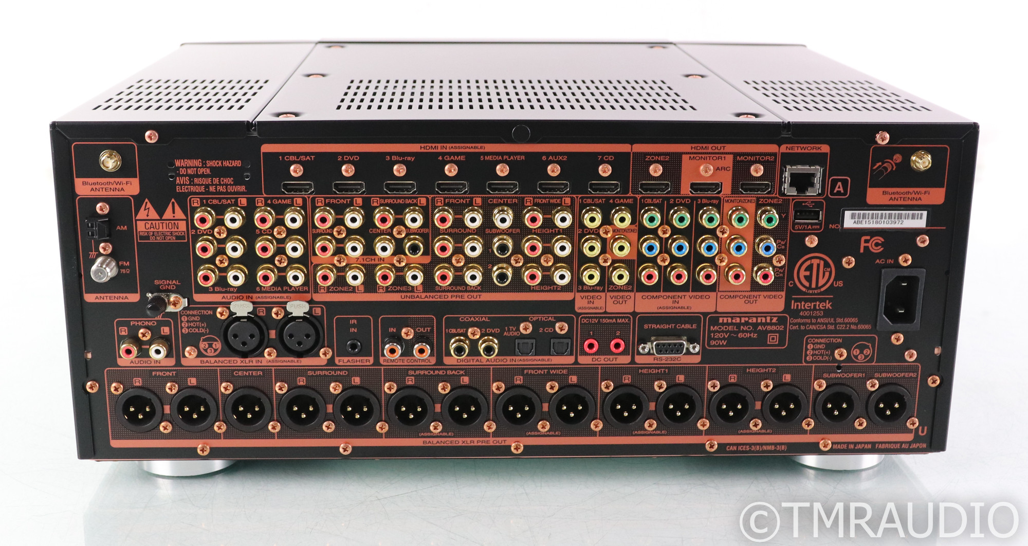 Marantz AV8802A 11.2 Channel Home Theater Processor; AV-8802A; Remote ...